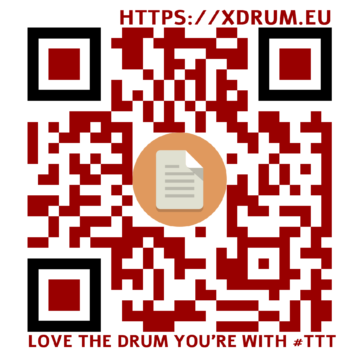xdrum.eu – Just Another Drummers Website – Love The Drum You're With #TTT